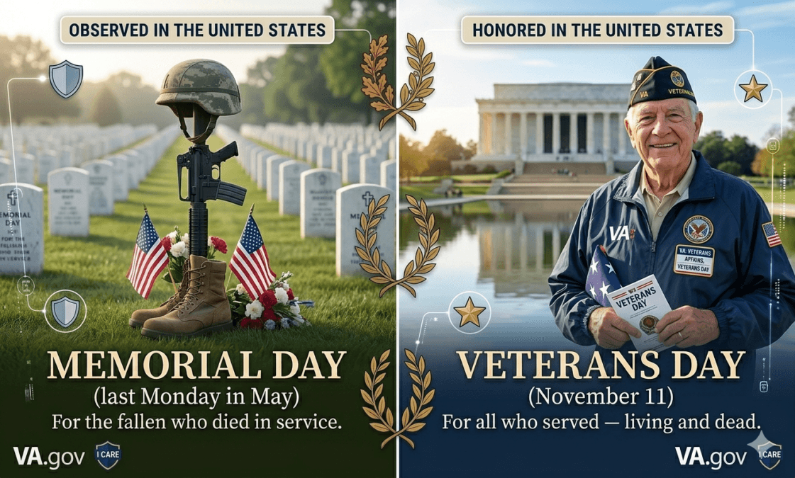 Memorial Day vs Veterans Day: Understanding the Critical Differences ...